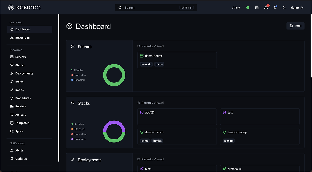 Komodo Proxmox LXC script - Docker - Kubernetes - Homelabbers Hangout